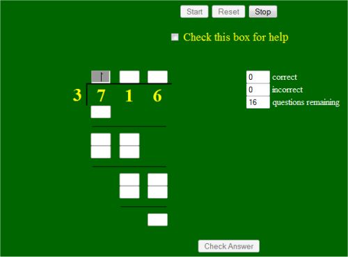 Dividerama With 3 Digits Dividerama With 3 Digits